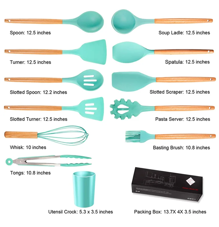 Wholesale Price Kitchen Cooking Utensils Baking Tools Silicone Kitchen ...