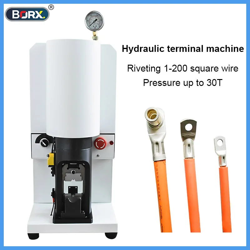 Semi-Auto 8T Electrical Terminal Crimping Machine One Machine for ...