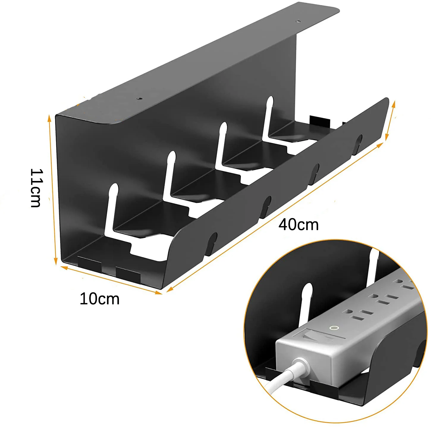 New Design Office Furniture Cable Tray Under Desk Cable Management Tray ...
