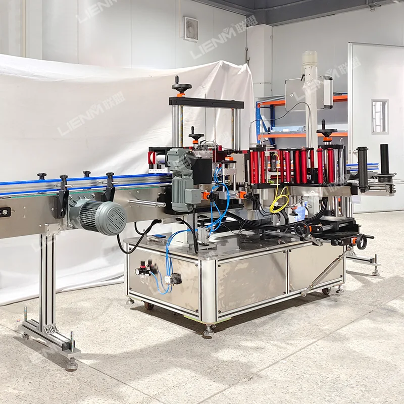 Factory Price Desktop Automatic Sticker Labeling Machine Round Bottle ...