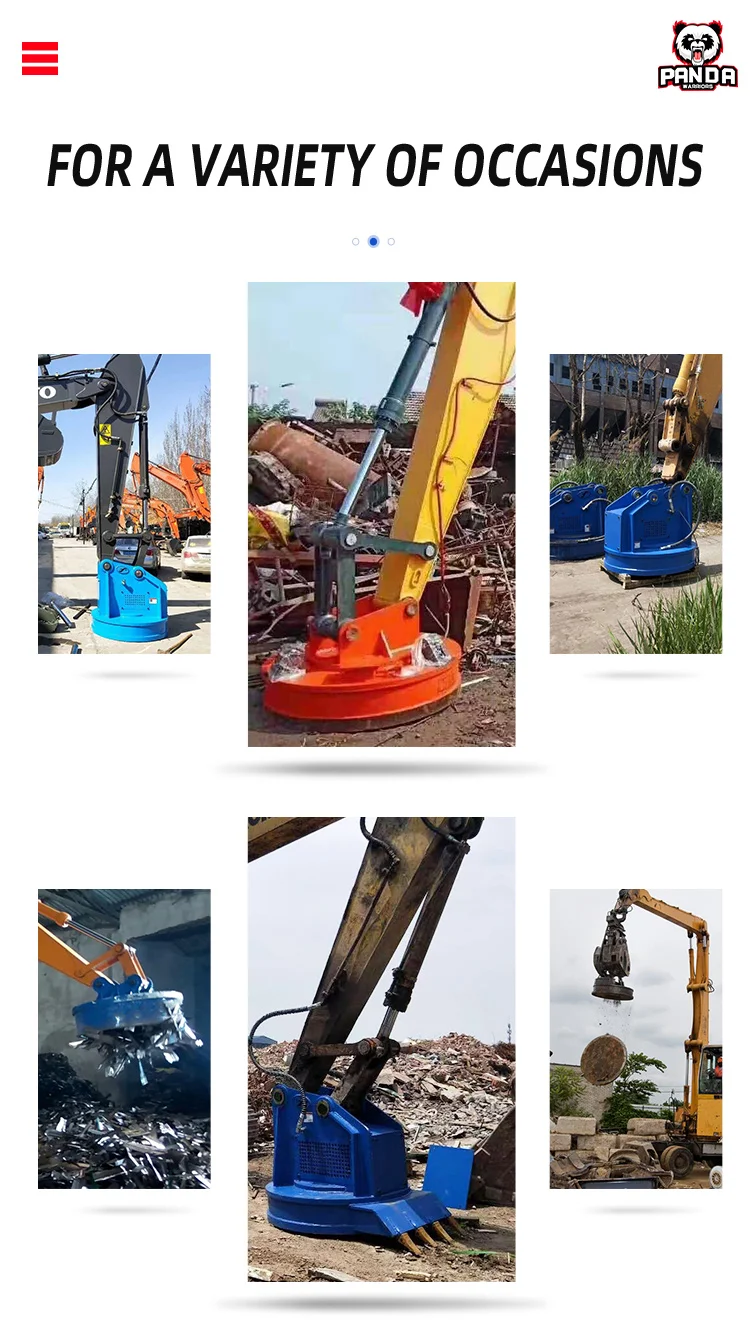 Hydraulic Magnets For Excavators To Excavator And Is For Demolition ...