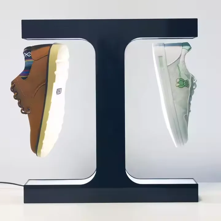 T Shape Levitating Shoe Display Magnetic Floating Sneaker Magnetic ...