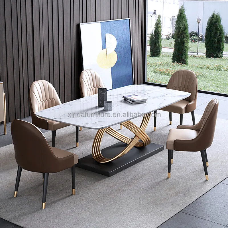 American Nordic Simple And Modern Design Cheap 6 Chairs Dining Room ...