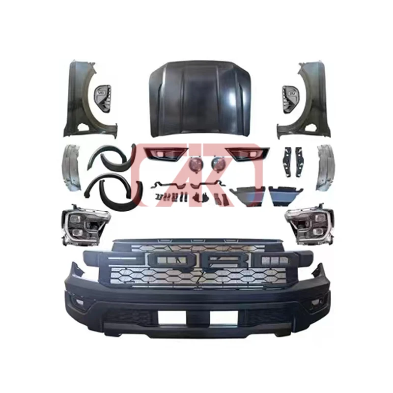 Conversion Body Kit Front Bumper Upgrade Bodykit for Ford Ranger T9 XL ...