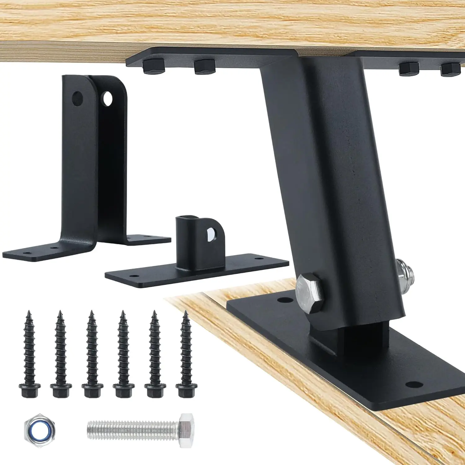 Pergola Roof Riser Steel Brackets for Patio Cover 90 Degree Adjustable ...