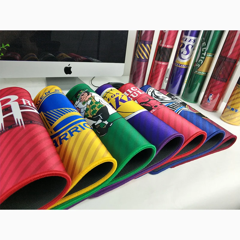 Custom Size & Shape Polyester Rubber Mouse Pads For Diy Printing