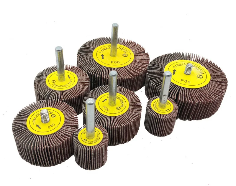 Fantech Aluminum Oxide Sanding Cloth Spindle Mounted Flap Wheels With ...