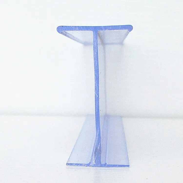 Supermarket Transparent Extrusion Profile Plastic Strip PVC Plastic L ...
