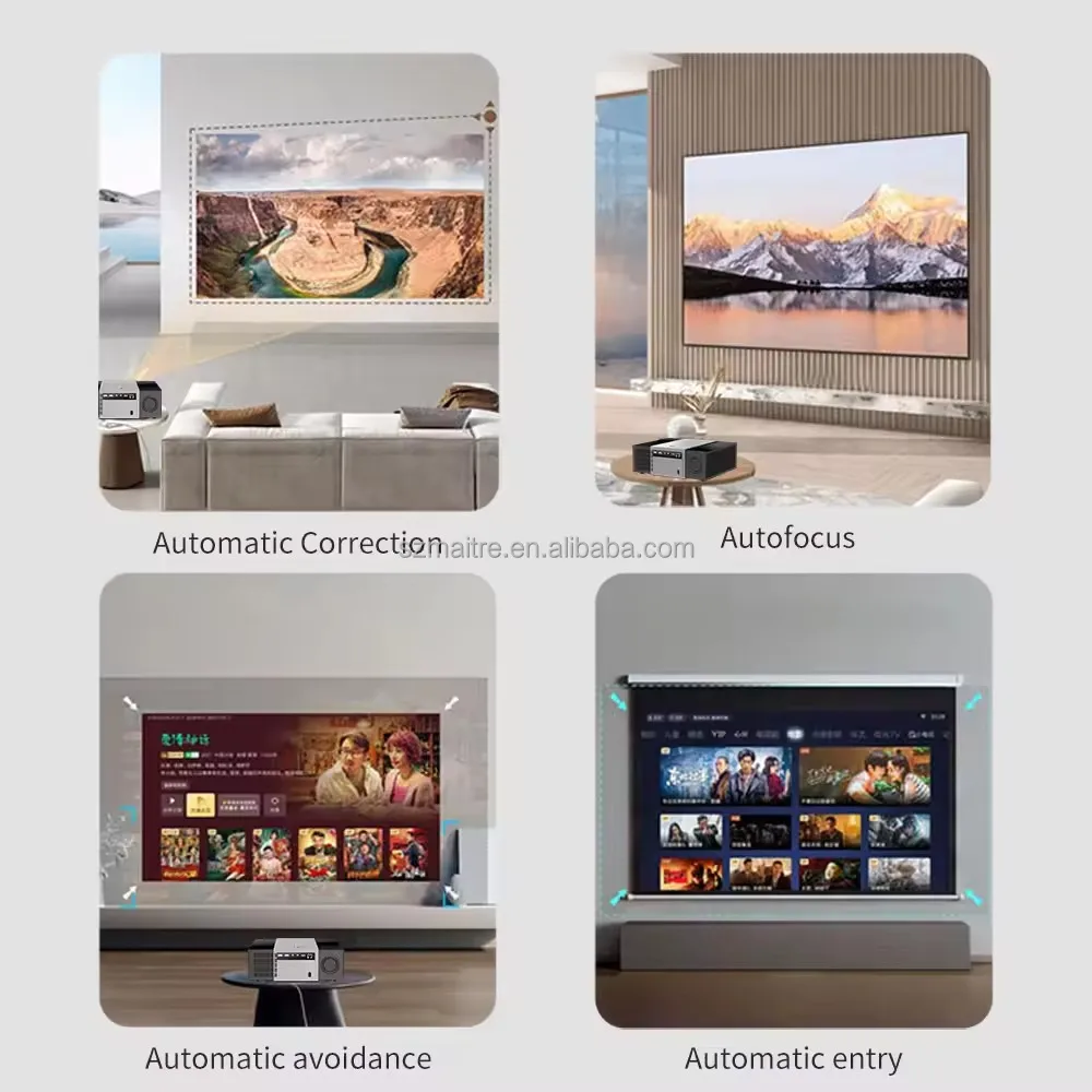 Dual Function Projectors - 4K Resolution & 3D Video Playback