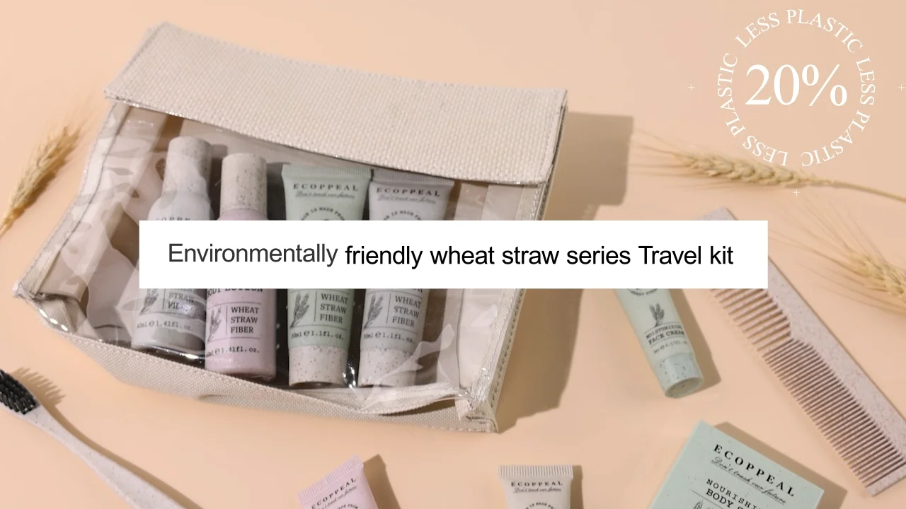 Custom Logo Eco Friendly Complete Craft Paper Travel Amenities Kit Mini ...