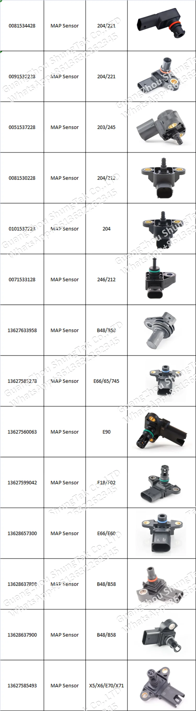 Car Accessories Auto Spare Parts Map Intake Manifold Pressure Sensor ...