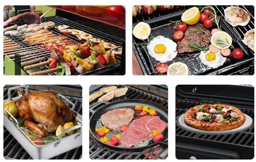 Factory 60*30CM X-Shaped Heavy-Duty Iron Metal BBQ Grill with Air ...