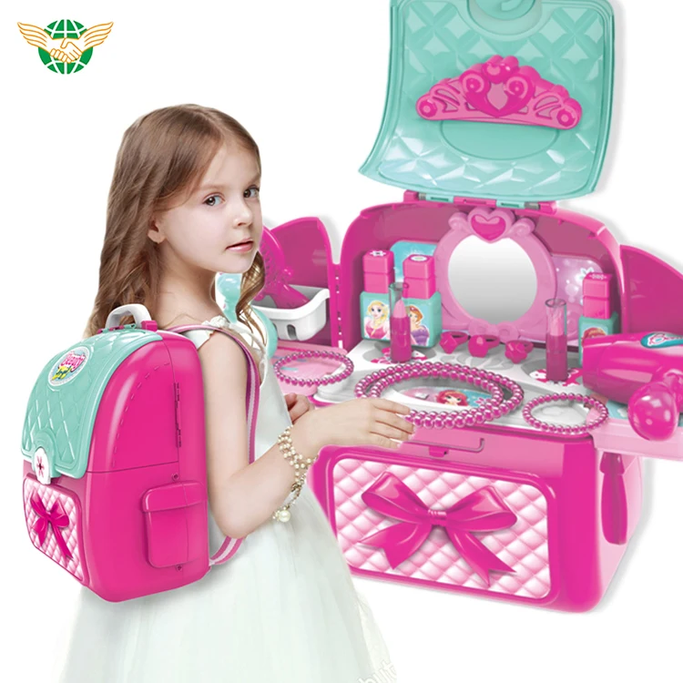 2 in 1 Makeup Backpack Toys - Eco-Friendly & Fun!