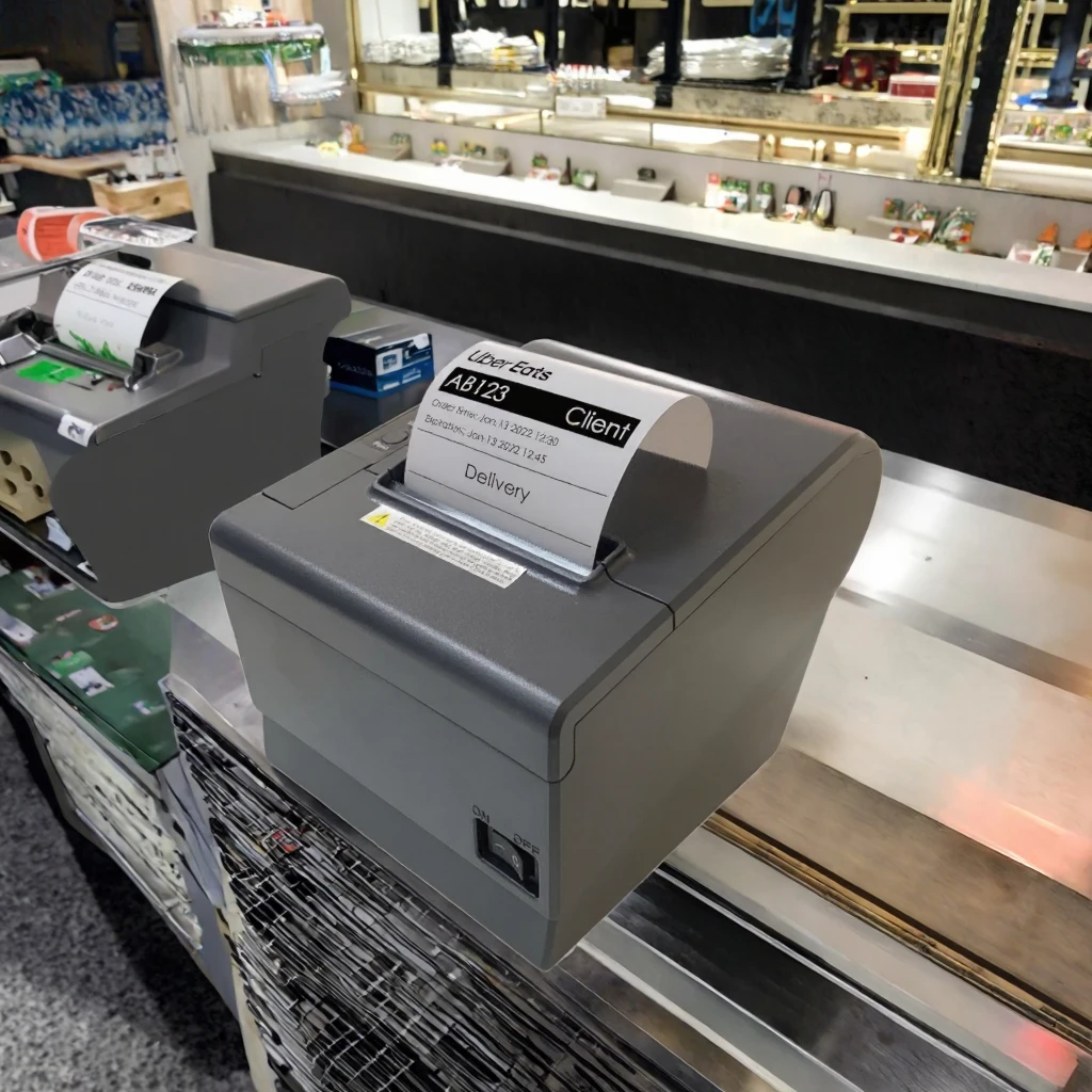 Ubereats Doordash Receipt Thermal Printer 3 Inch Width WiFi USB for ...