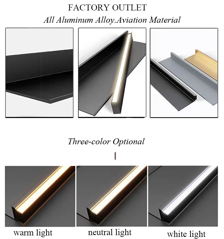Aluminum Profiles for Kitchen Black Wall Mount Floating Shelves With ...