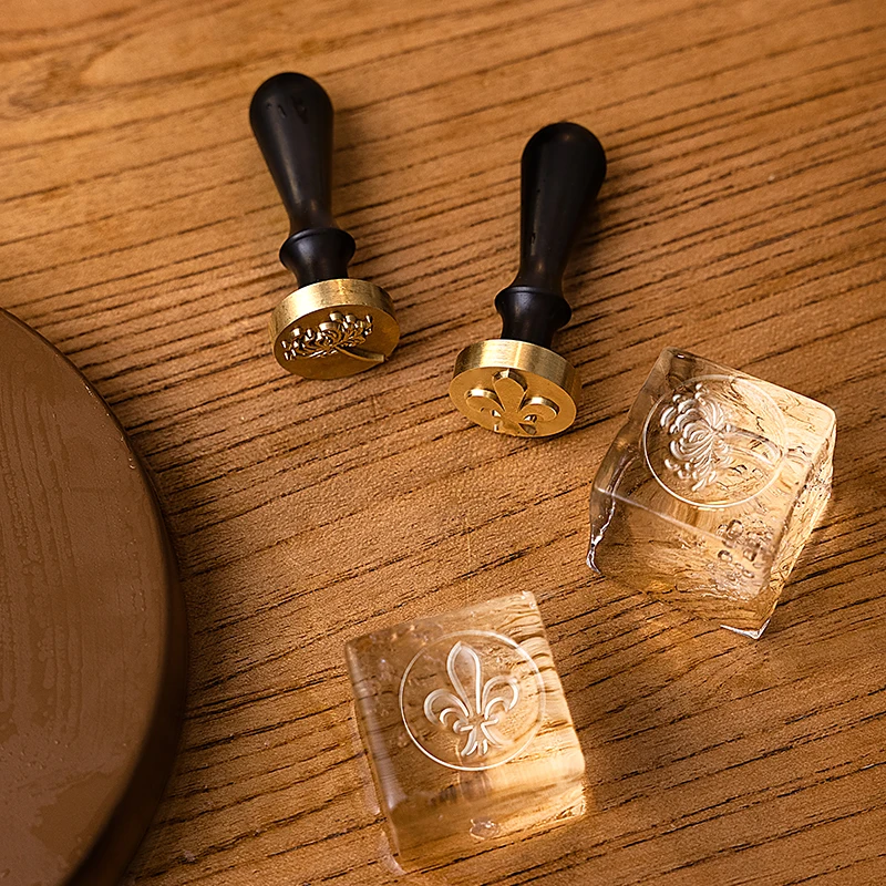 Custom Business Logo Ice Cube Brass Stamp Custom Soap Stamp Wine Custom ...