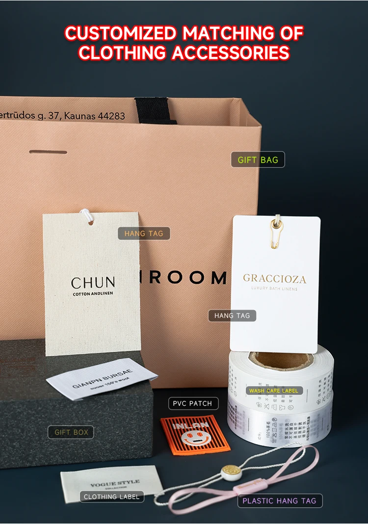 Hang Tag Label Paper Sustainable For Clothes Factory Price Hard To Tear ...