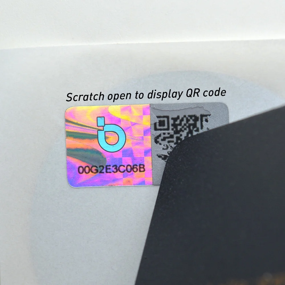 Custom Barcode Label Product 3d Scratch Off Qr Code Labels Roll Unique ...