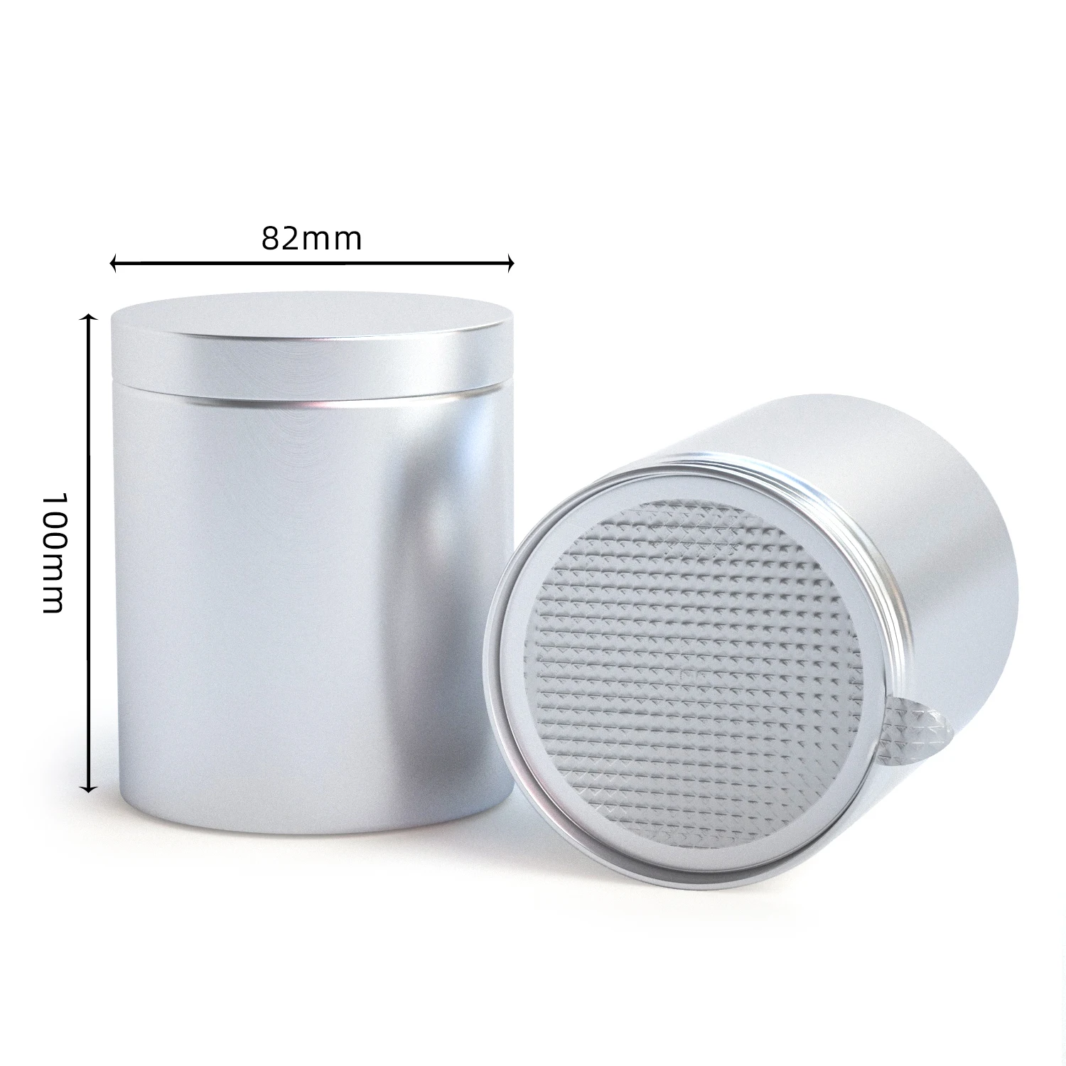 Custom 500ml 500g Powder Coffee Bean Tin Cylinder Coffee Tea Jar ...