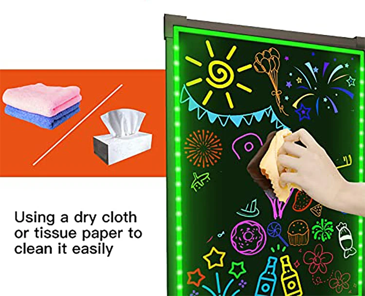 Led Illuminated Writing Board For Indoor Business Signage - Oem