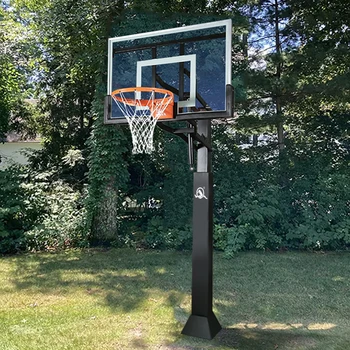 Outdoor Adjustable In-ground Basketball Training Hoop With High Rebound ...