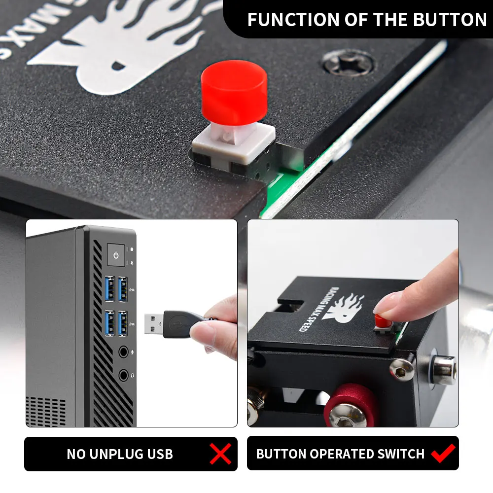 PS*5 PC USB Handbrake for SIM Auto Racing Games G25/G27/G29