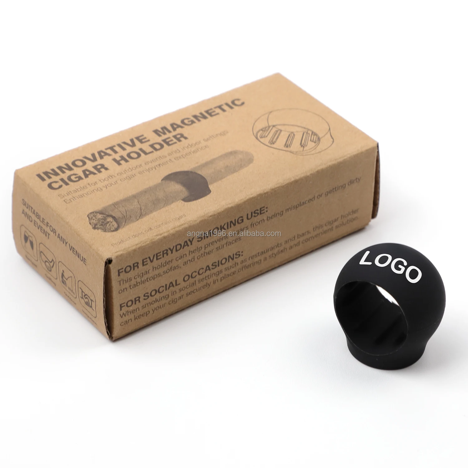 Eco-friendly Cigar Holder - Portable Luxury Golf Cart Stand