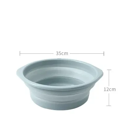Kitchen Fruit Vegetables Washing Bowl Folding Bathroom Washbasin ...