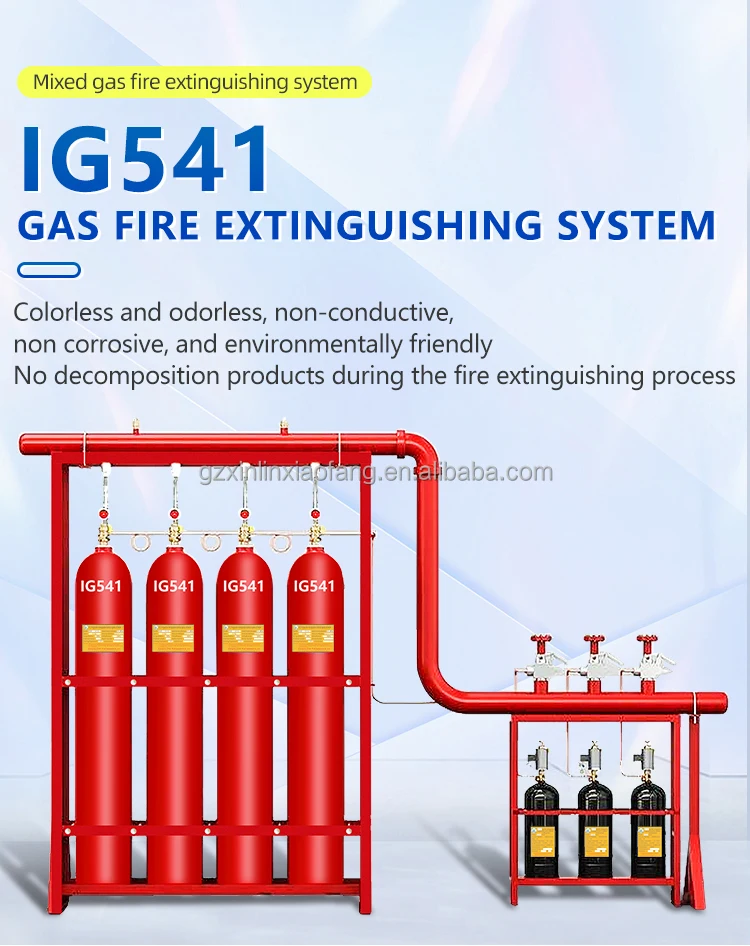 IG100 Fire Suppression System - 70l/15mpa for Museums
