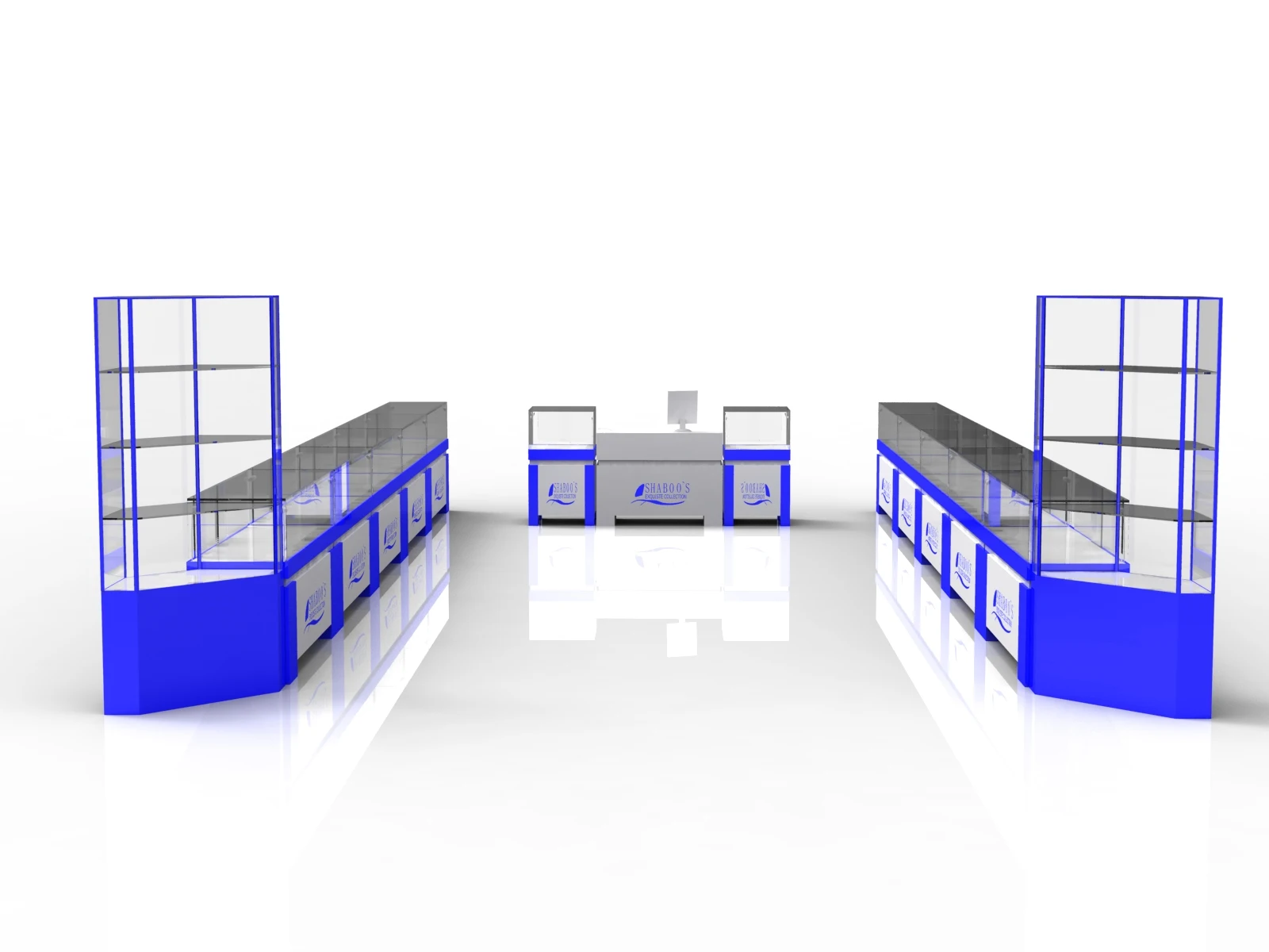 Shop Our Selection of Used Glass Showcases & Display Cases with LED
