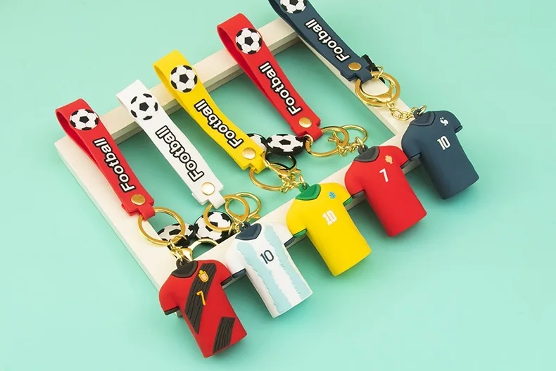 High Quality 3D Football Jersey Keychain - Perfect Gift