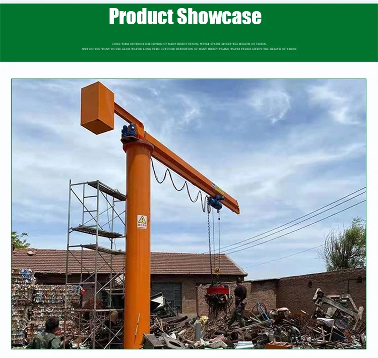 Pedestal Jib Crane For Handling The Slabs With The Vacuum Lifter. - Buy ...