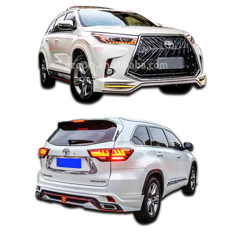Hot Selling Body Kit For Toyota Highlander 2015-2021 To Lexus Style ...