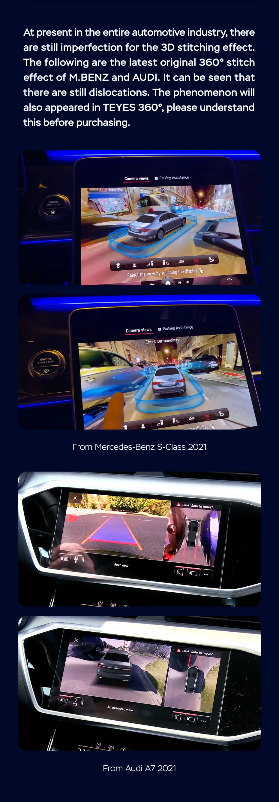 TEYES 360 Degree Bird View Panorama System Camera for Toyota Volkswagen ...