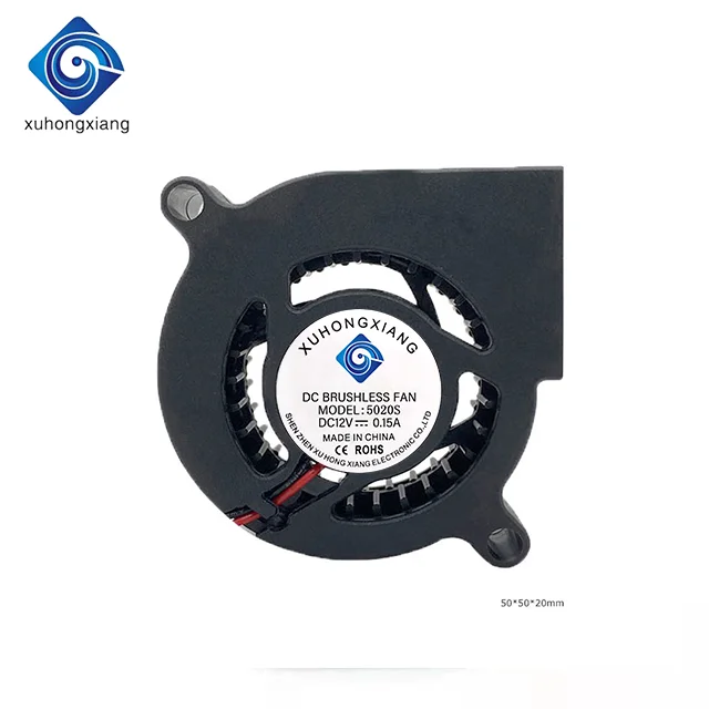 5020 Industrial Ventilation Turbo Blower Fan 50MM Electric Exhaust Fan ...