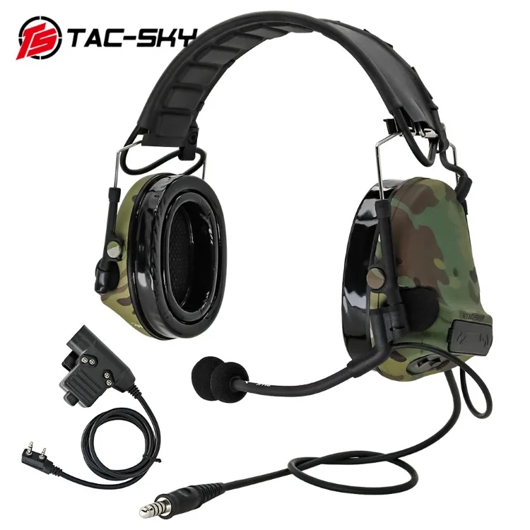 Ts Tac-sky Comtac Iii New Detachable Headband Hearing Protection ...