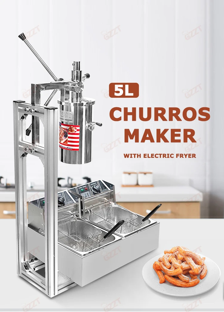 5L Churros Maker with Electric Fryer - High Productivity