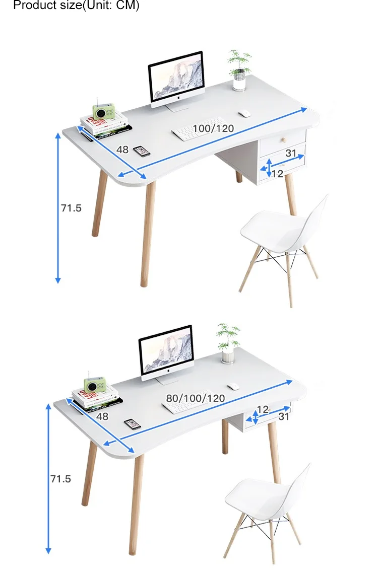Nordic Minimalist Computer Table Price Simple Single Kids Furniture ...