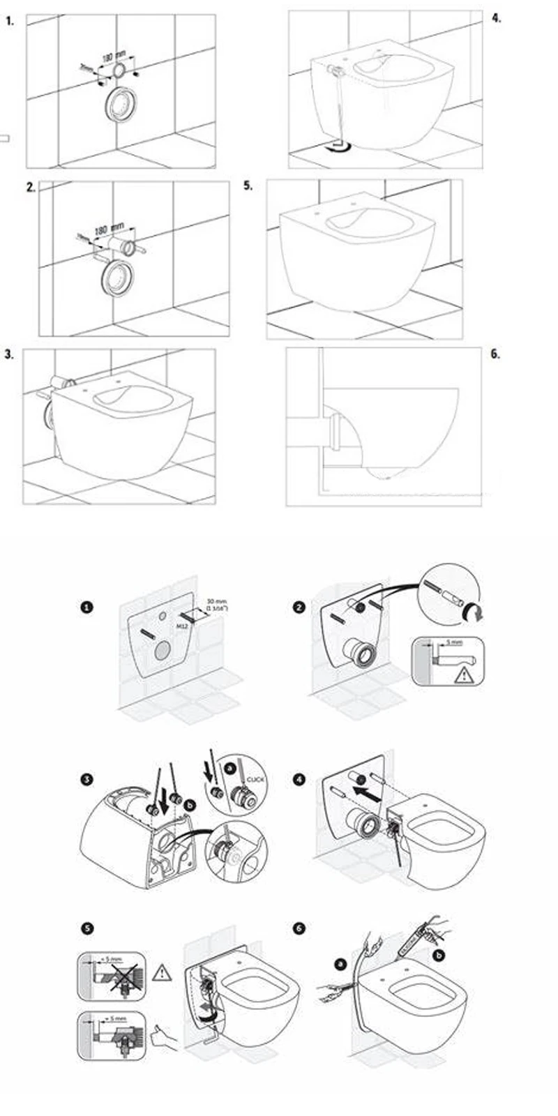 Subway Bidet Dual Flush Tank Mechanism Medical Banyo Modern Bath Square ...