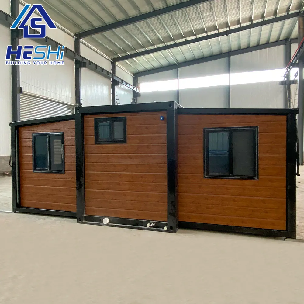 Soundproof 20ft 40ft Prefabricated Foldable Expandable Container House With 2 Bedroom Prefab ...