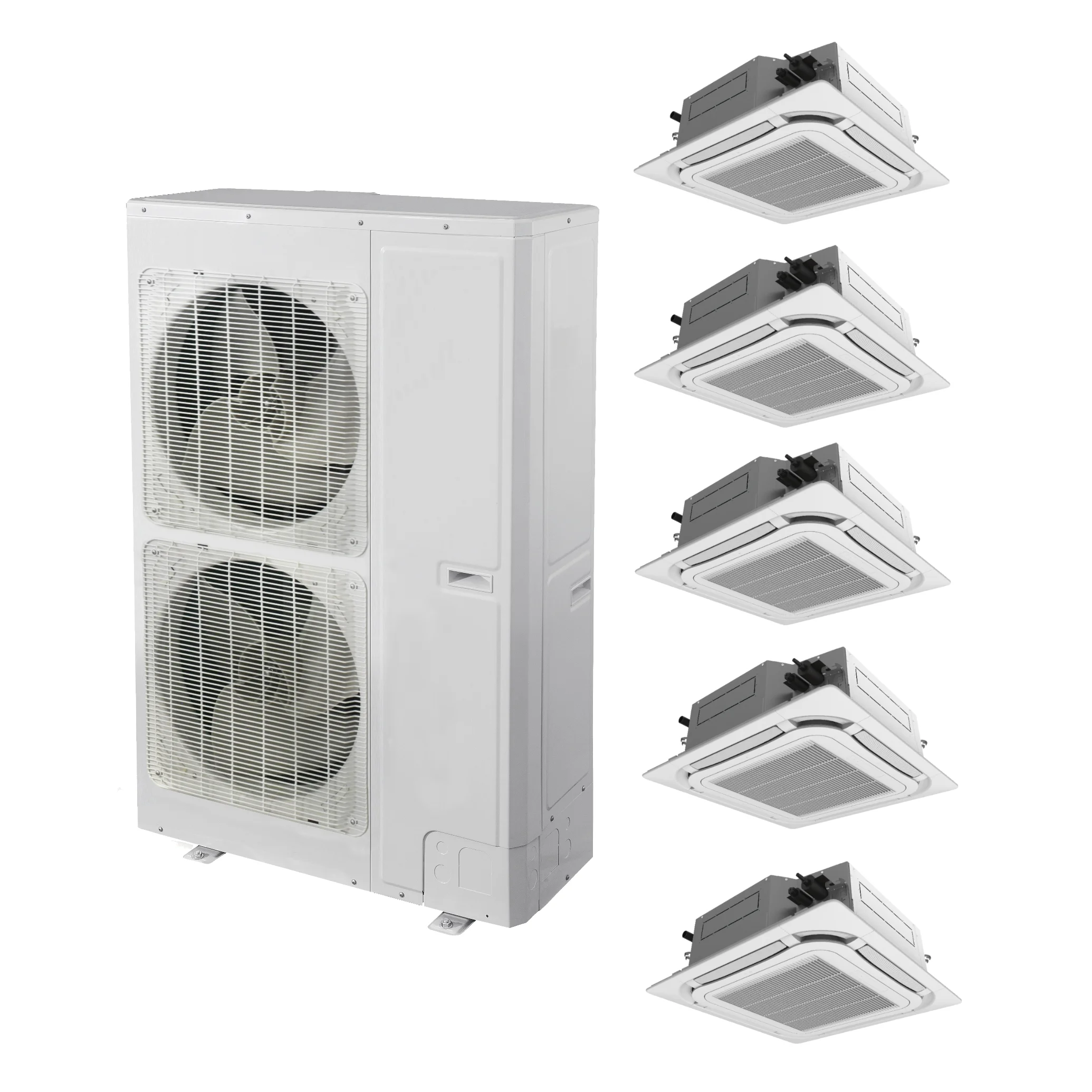 VRF VRV System Multi Split Aire Acondicionado 5 Zones 8way Split ...