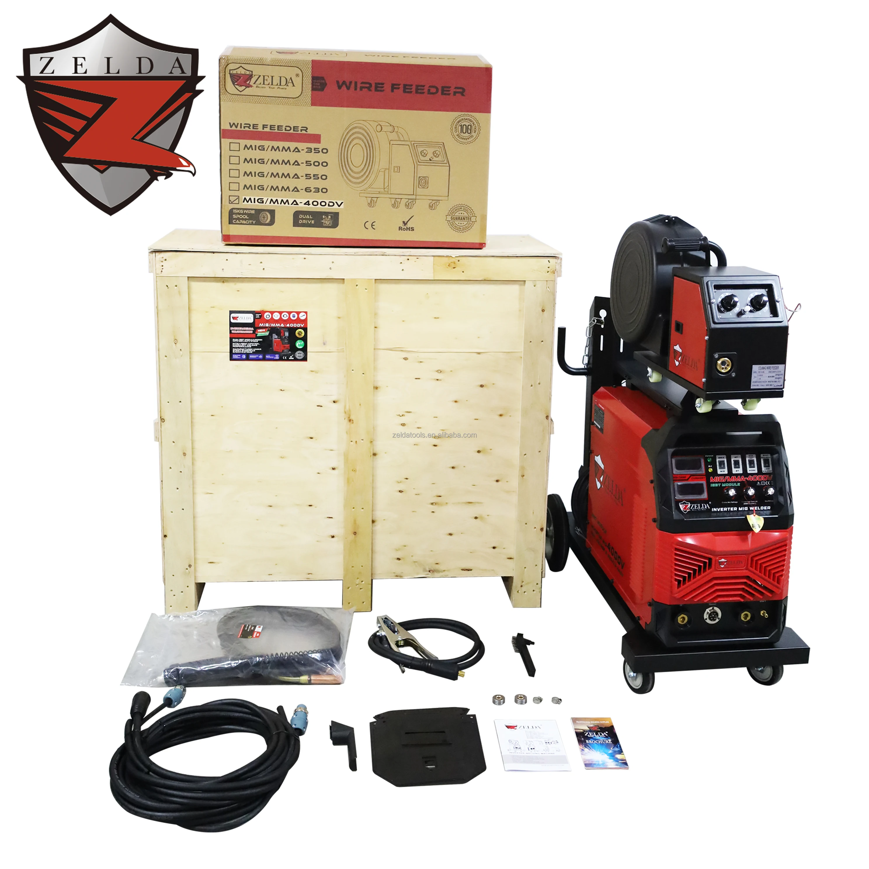 Zelda Mig Welding Machine 3 Phase 220V 440V Dual Voltage MIG Welder ...