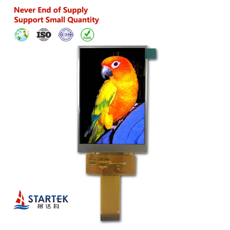 Startek Tft 3.5'' 3.5 Inch 320x480 Resolution 350nits Vertical Type Mcu Interface Ili9488 Ic 3.5 ...