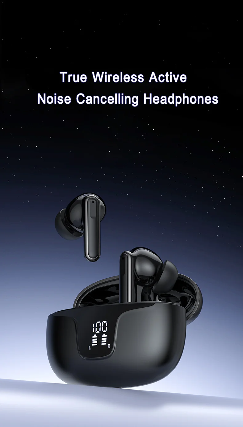 Dual Microphone Noise Reduction Wireless Earphones New 5.3 In Ear Low ...