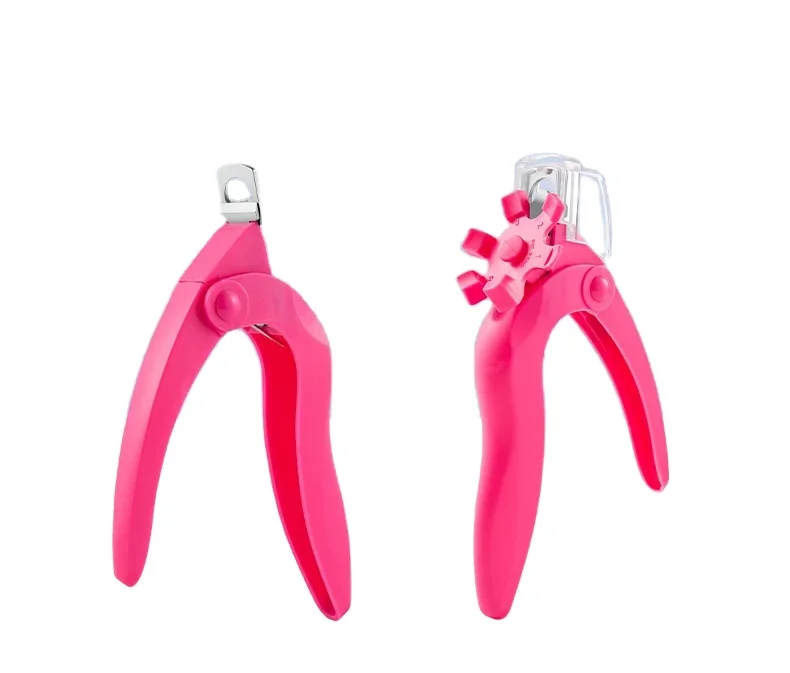 Acrylic Finger Metal U Shaped Trimming Plastic Handle Beauty Tip Cutter ...