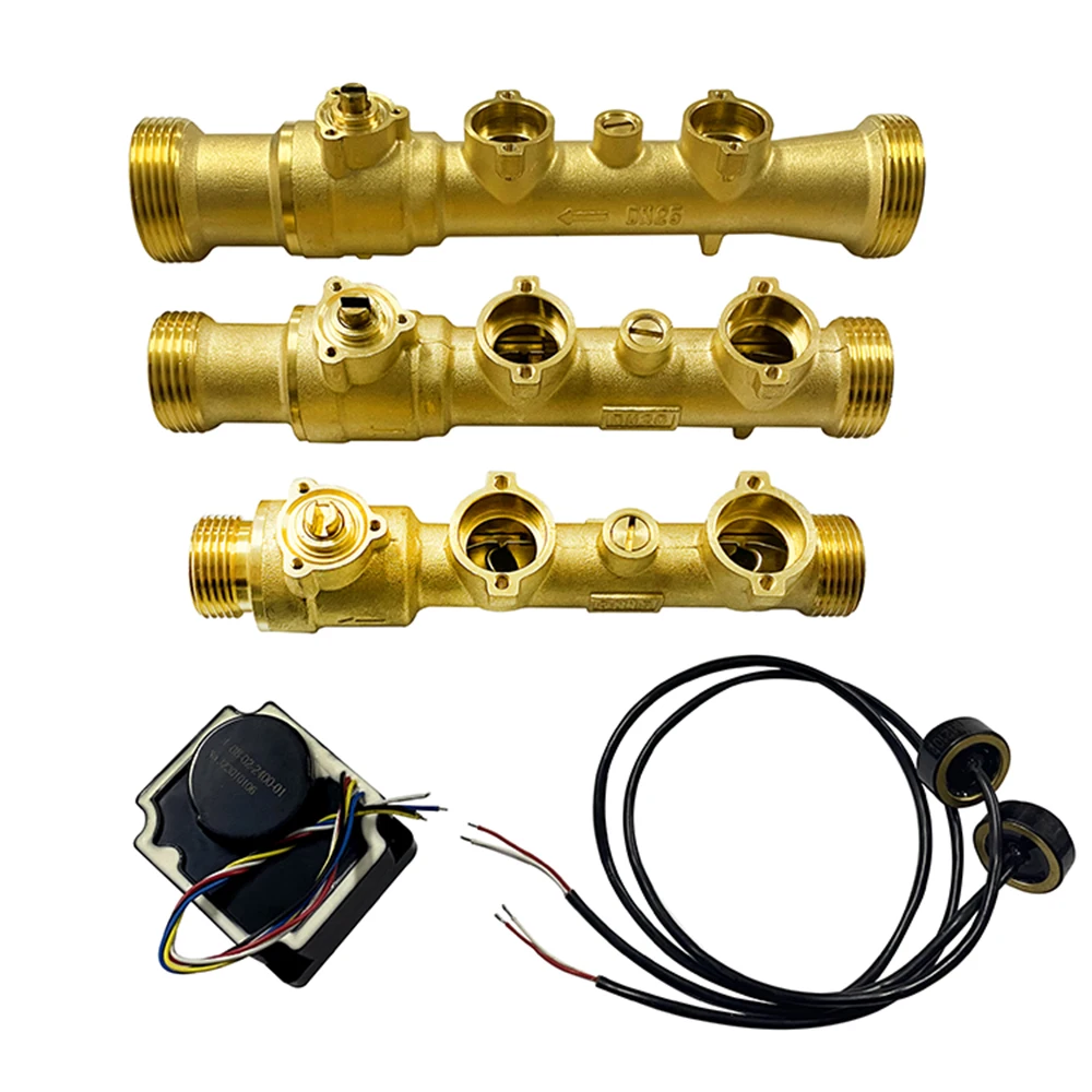 Valved Ultrasonic Water Meter Body - High Performance Brass