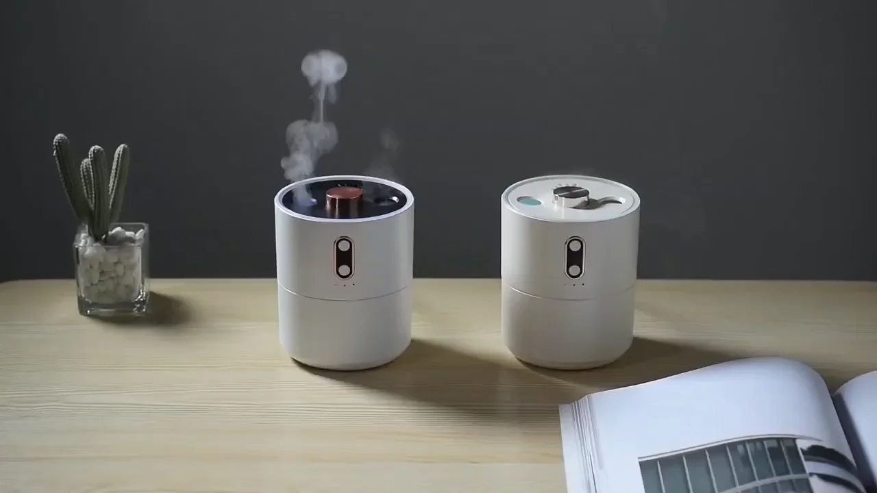 Shouming Custom Logo Type C Mini Ultrasonic Atomizer 7 Color Led Night ...