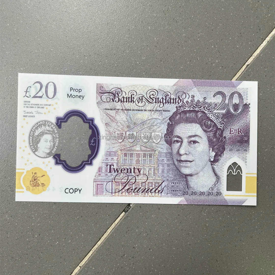 Clear Polymer Movie Prop Money UK - Trending & Environment Friendly