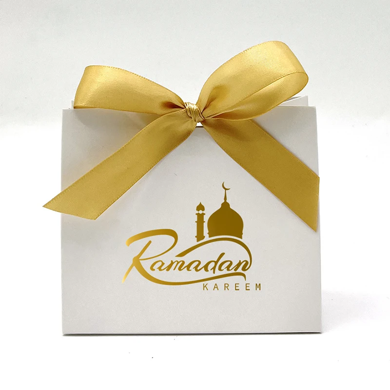 Happy Eid Mubarak Packaging Box Eid Al-adha Favour Paper Gift Bags ...