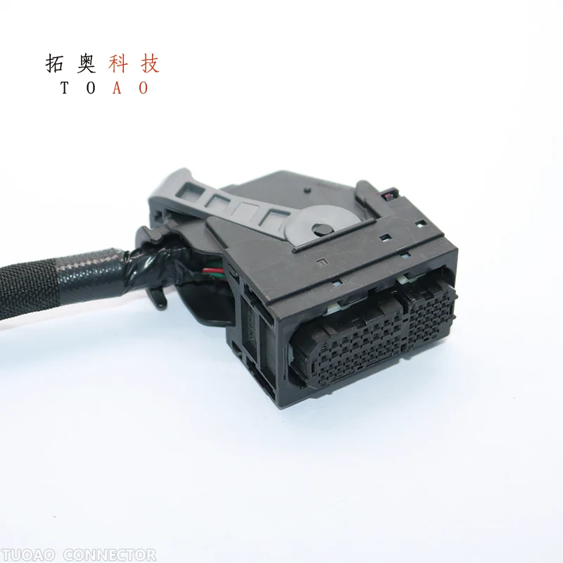 The Car Connector Ecu Computer Board Plug Features A 48-hole And 52 ...